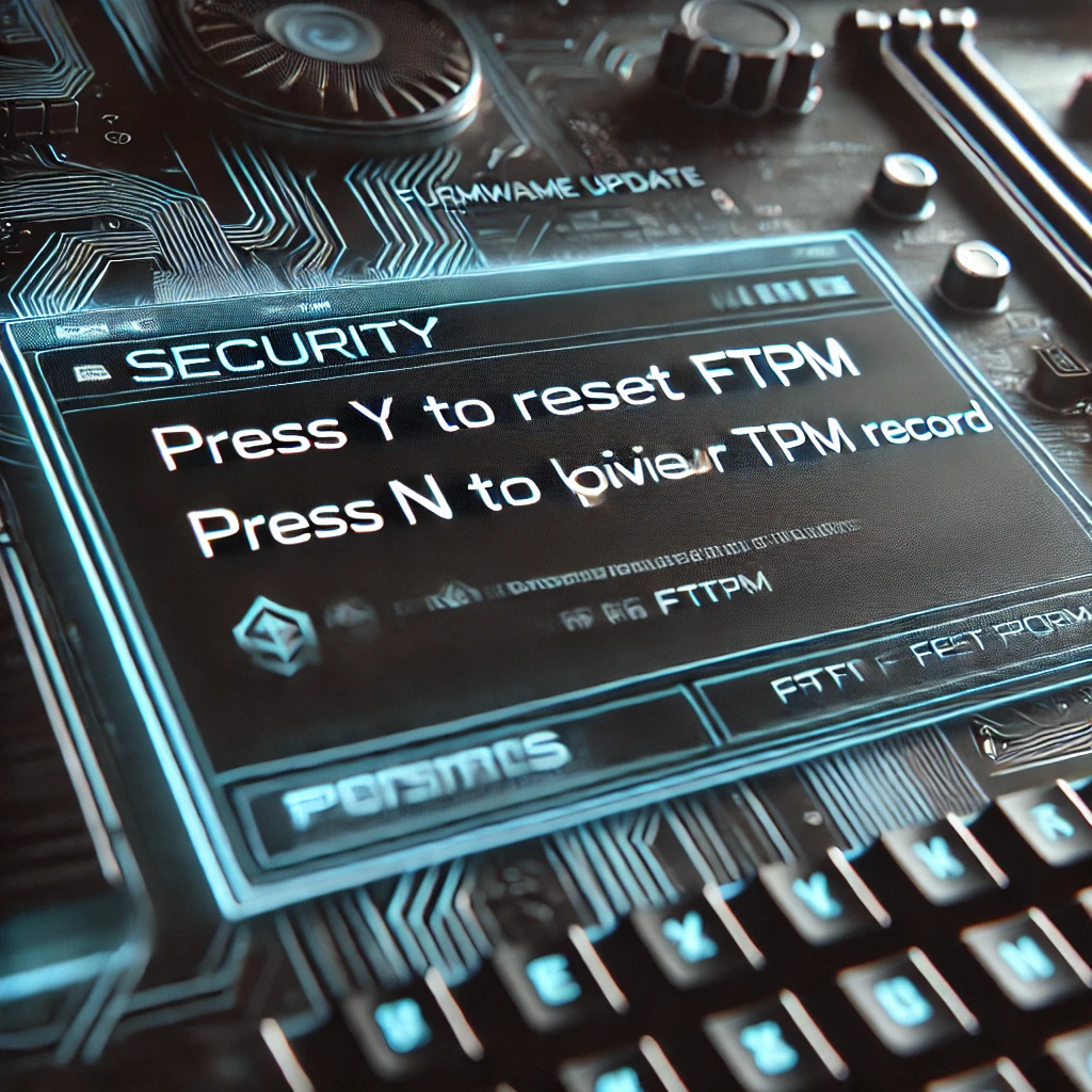 Ftpm Bios Update - Computer Blog